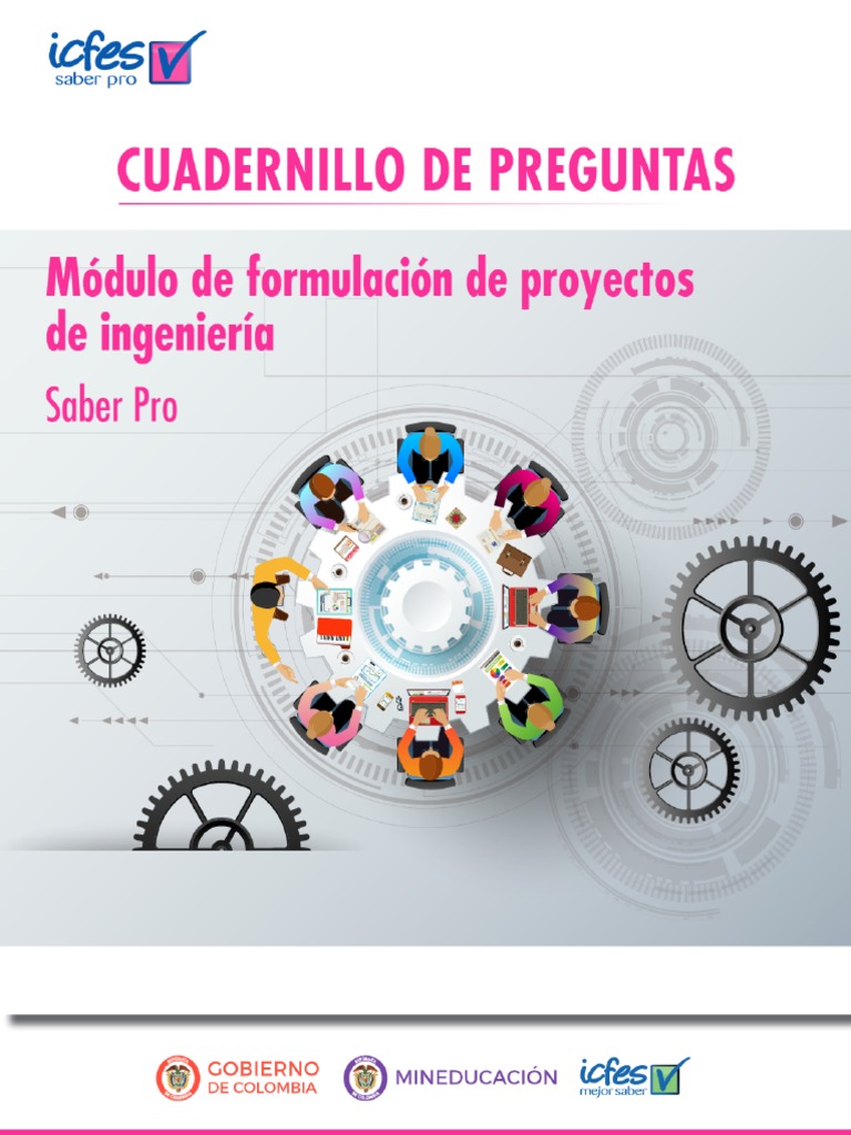 Cuadernillo de Preguntas Formulacion de Proyectos de Ingenieria Saber Pro 2018 | PDF