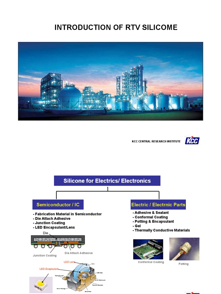 KCC - Introduction of RTV Silicone | PDF | Silicone | Adhesive