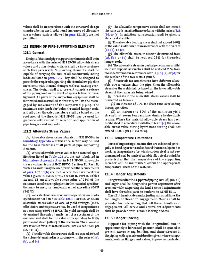 Pages From ASME B31.1-2018 | PDF