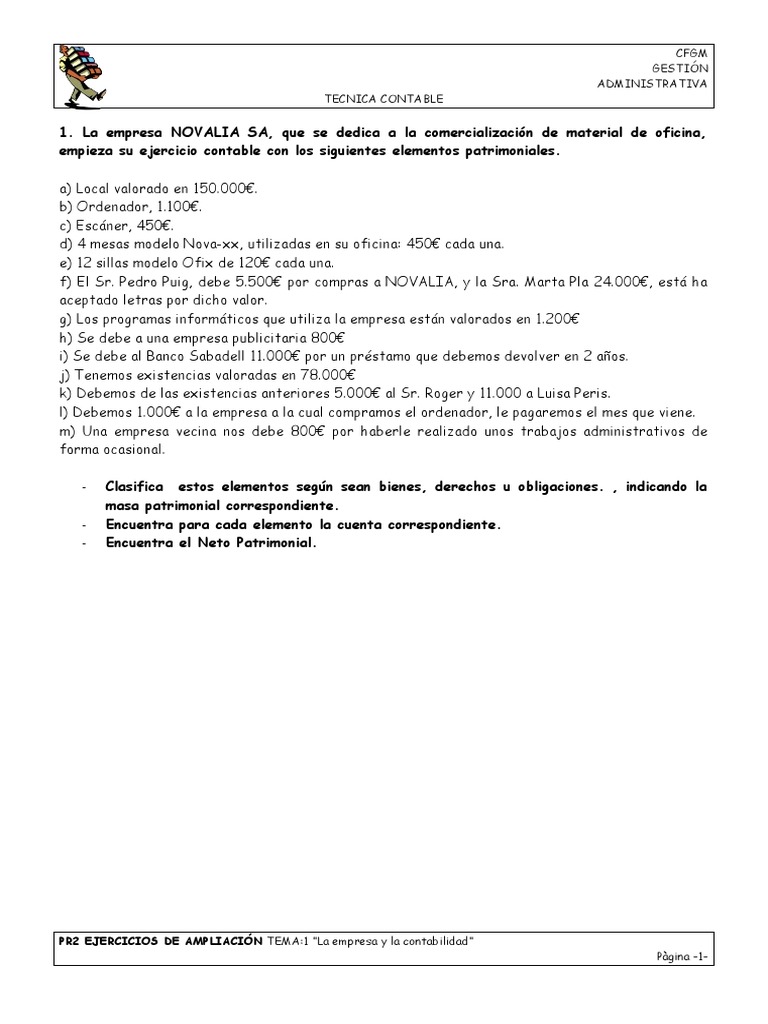 PR02 Ampliación 01 | PDF | Contabilidad | Business