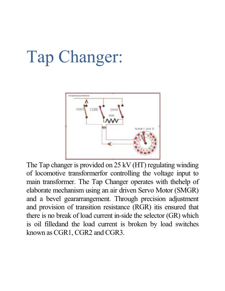 Tap Changer | PDF