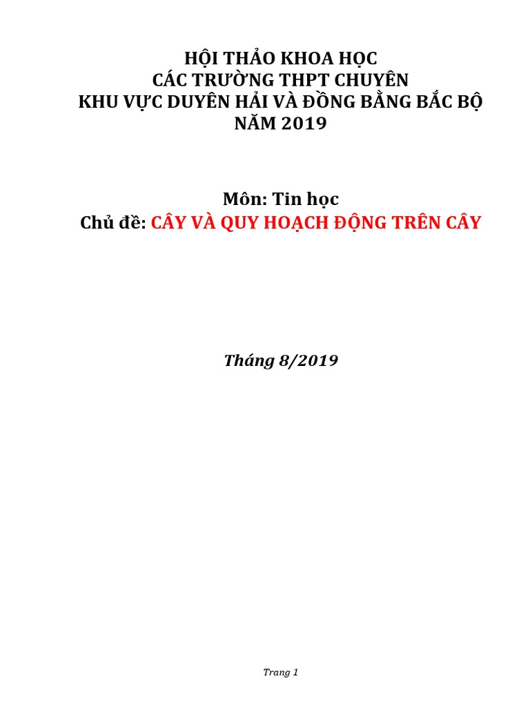 Quy Ho CH Đ NG Trên Cây | PDF