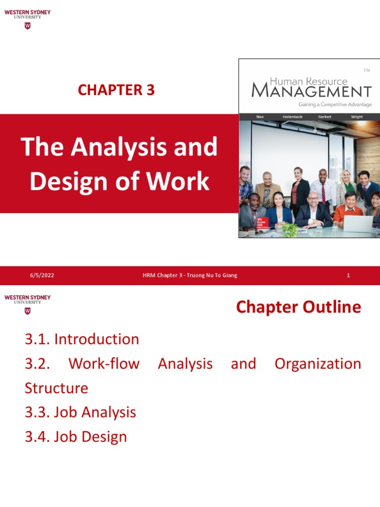 HRM Chapter 3 - WORK FLOW | PDF | Applied Psychology | Cognition