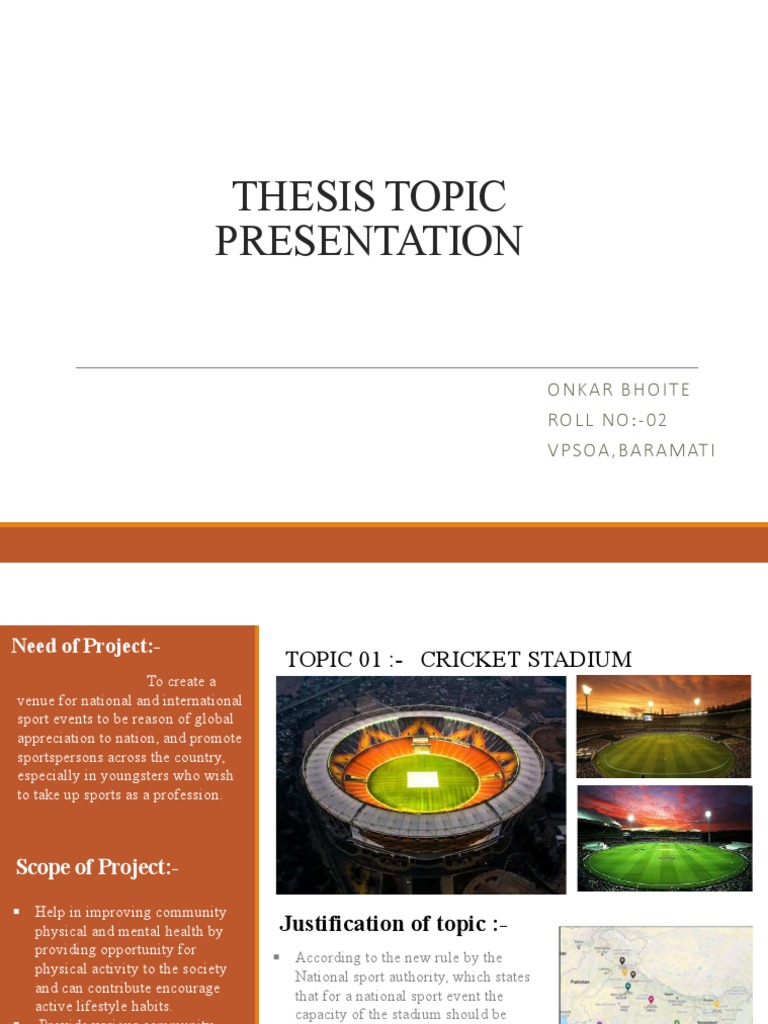Cricket Stadium Design Thesis | PDF | Stadium | Sports