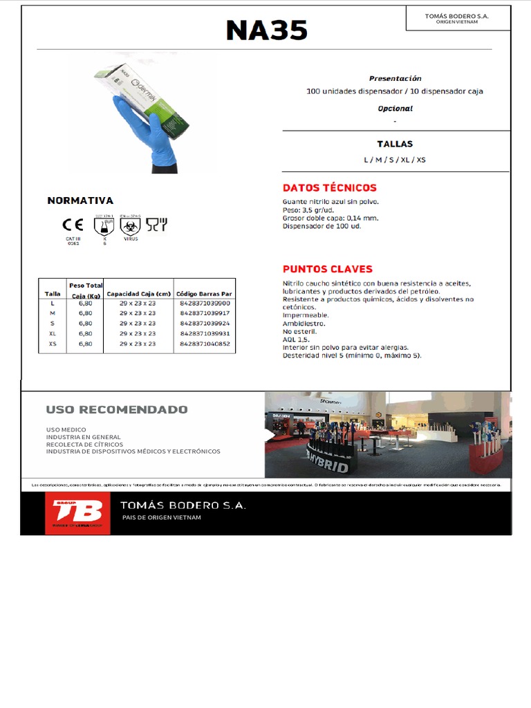 (NA35) Ficha Tecnica | PDF