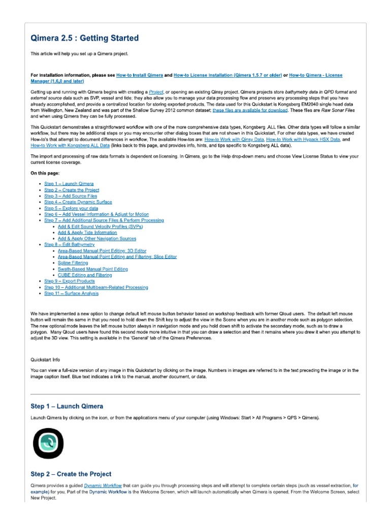 Qimera Processing | PDF