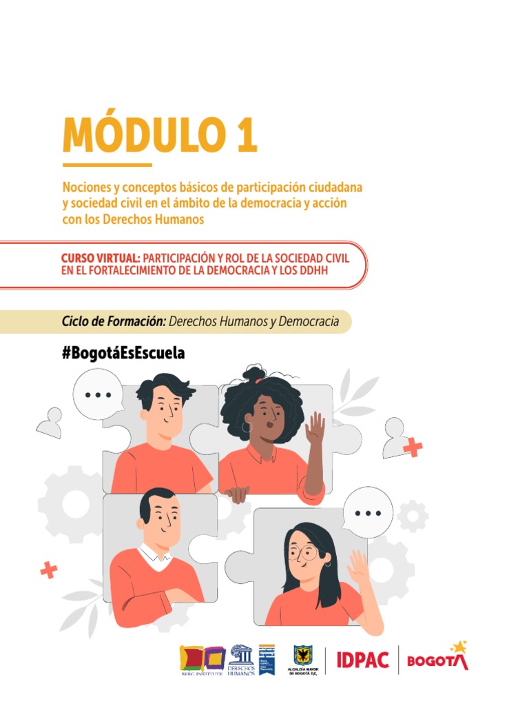Módulo 1 - Participación y Rol de La Sociedad Civil 3 | PDF | Ideologías políticas | Democracia