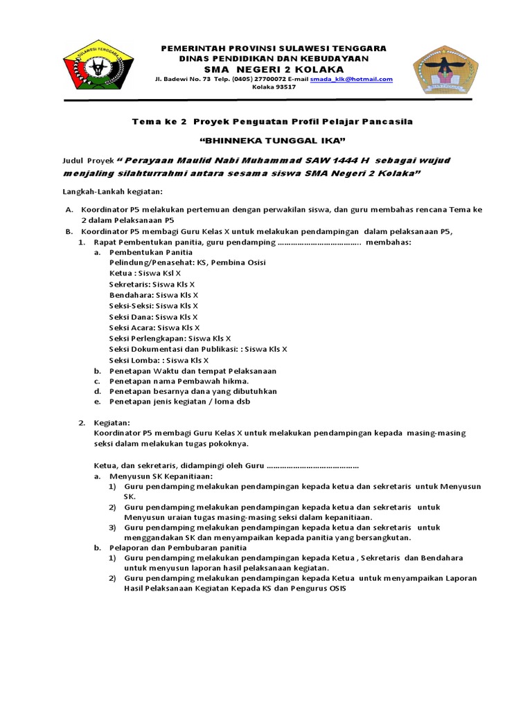 Tema 2 P5 Maulid | PDF | Seni