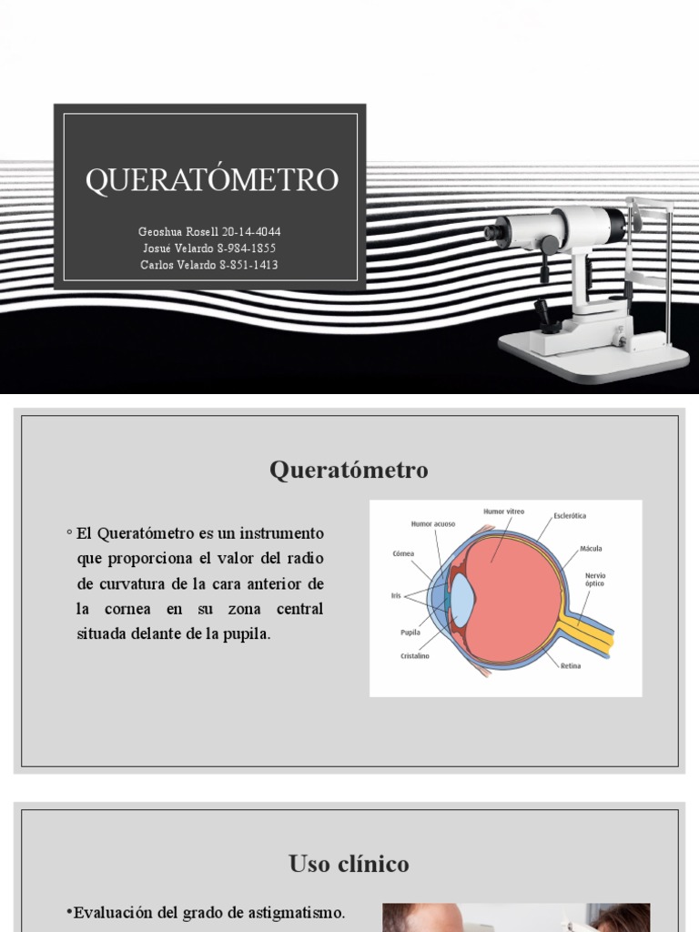 Queratómetro | PDF | Córnea | Óptica