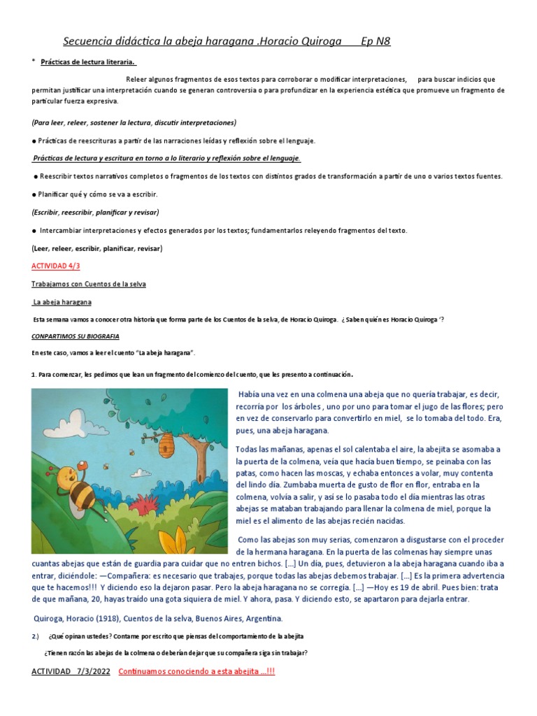 La Abeja Haragana. 4°c 2022 | PDF | Miel | Abejas