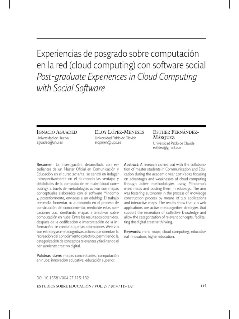 Mindomo 1 | PDF | Computación en la nube | Internet