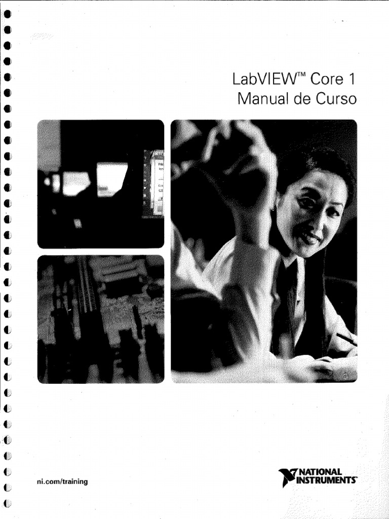 Labview Core 1 Manual Del Curso | PDF | Programación de computadoras | Ventana (informática)