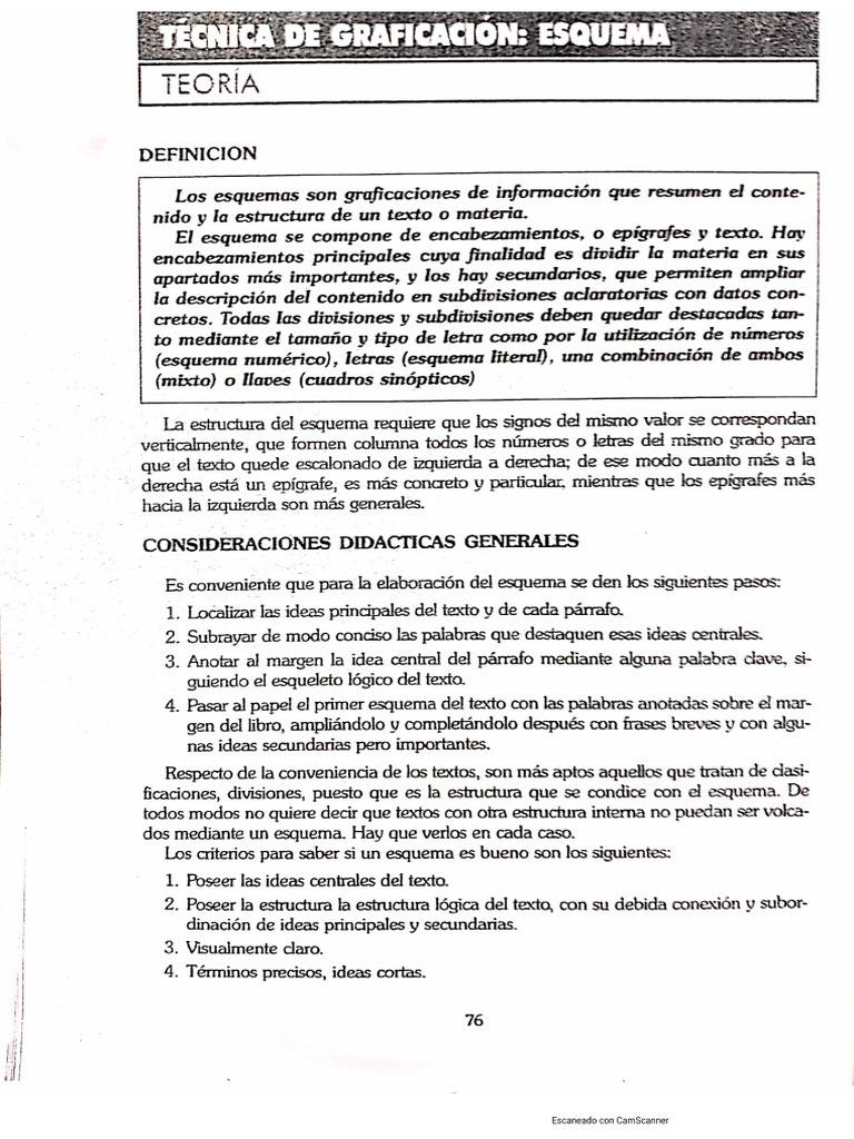 Esquema Procedimental. | PDF