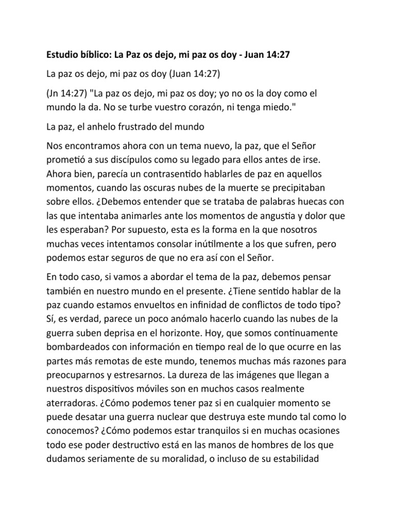 Estudio Bíblico BARRIENTOS | PDF | Jesús | Fe