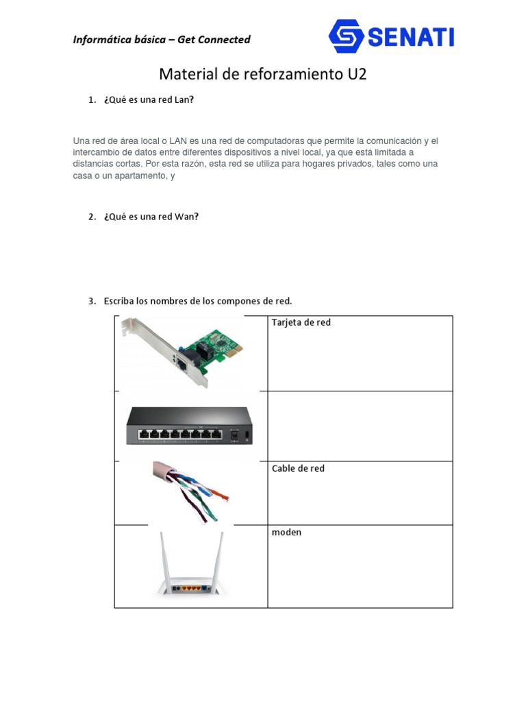 SINU-151 Unidad02 Material Reforzamiento1 | PDF