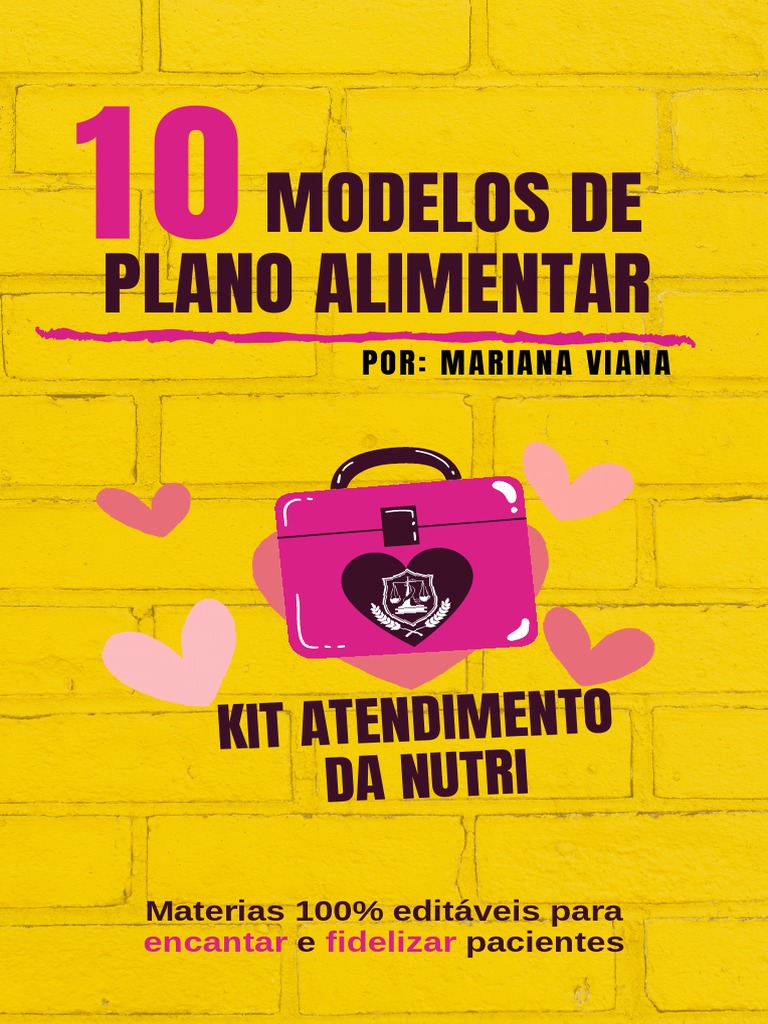 E-Book - 10 Modelos de Plano Alimentar | PDF