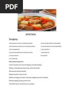 Recipe Tagalog | PDF