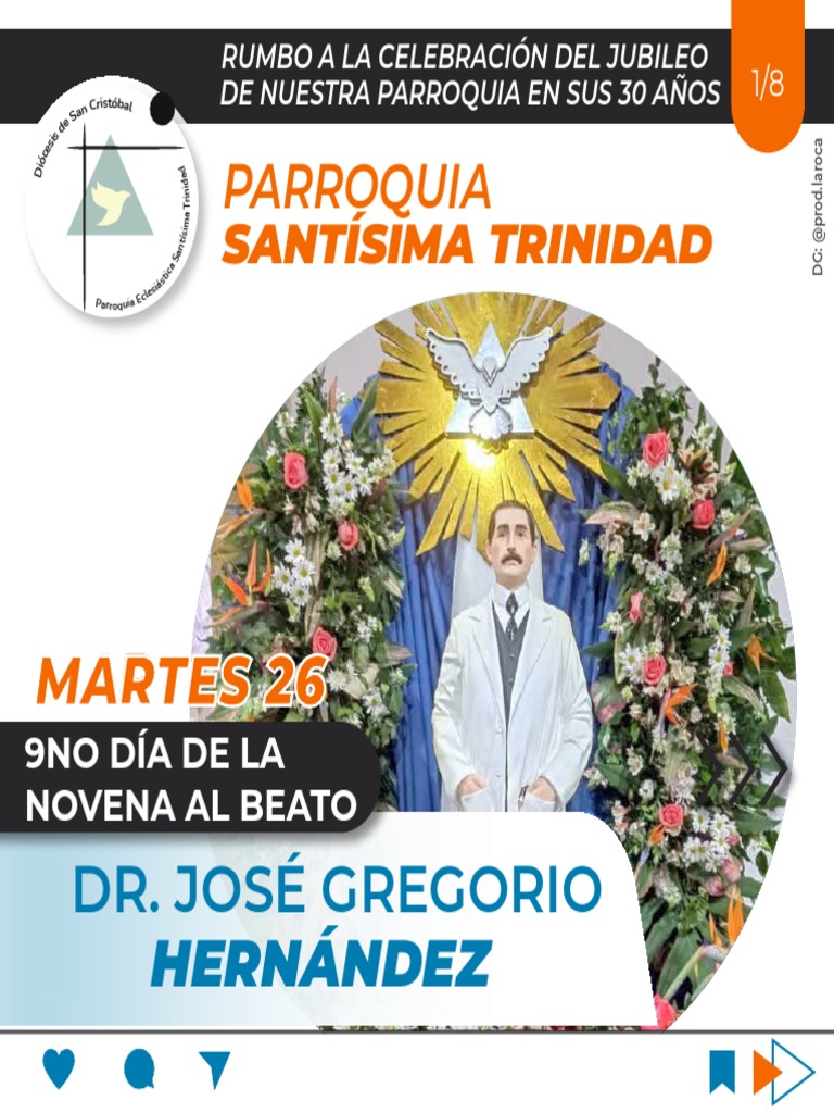 Novena Al DR Jose Gregorio Hernandez Dia 9 | PDF | Cristo (título)