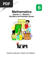 MATH 6 - Q1 - Mod3 | PDF | Division (Mathematics) | Fraction (Mathematics)