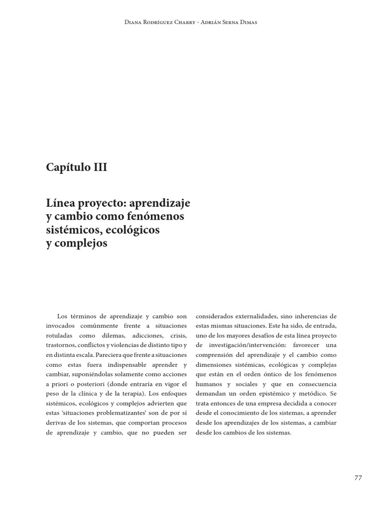 Modelos De Aprendizaje Y Cambio Capitulo Iii Pdf Percepción