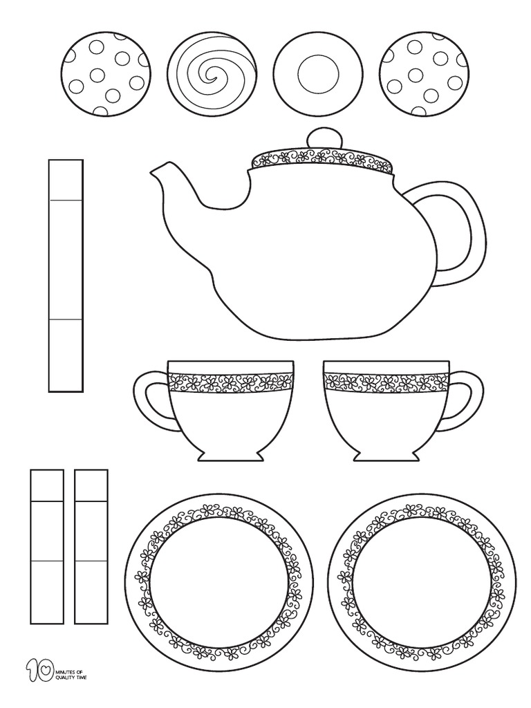 Tea Set Printable | PDF