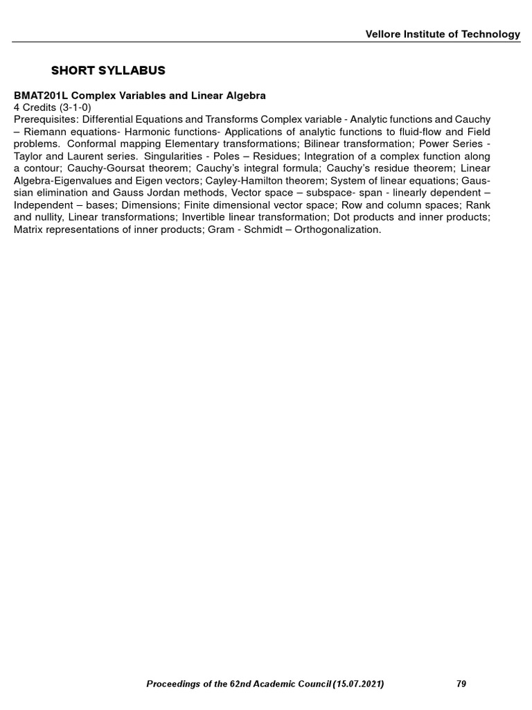 Bmat201l Complex-Variables-And-Linear-Algebra TH 1.0 65 Bmat201l | PDF ...