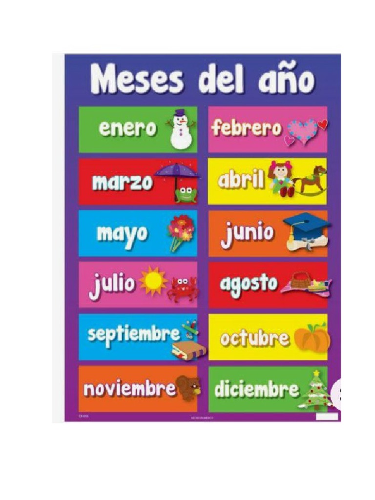 Meses Del Año | PDF