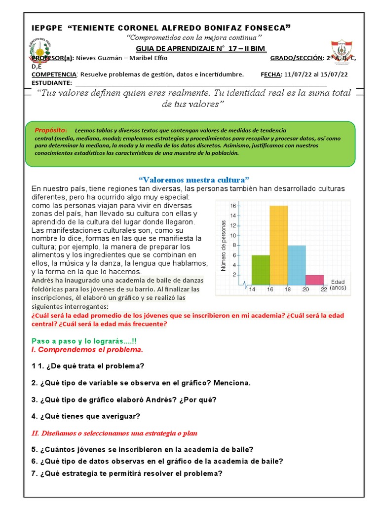 2guia de Aprendizaje N17 Medidas TC | PDF