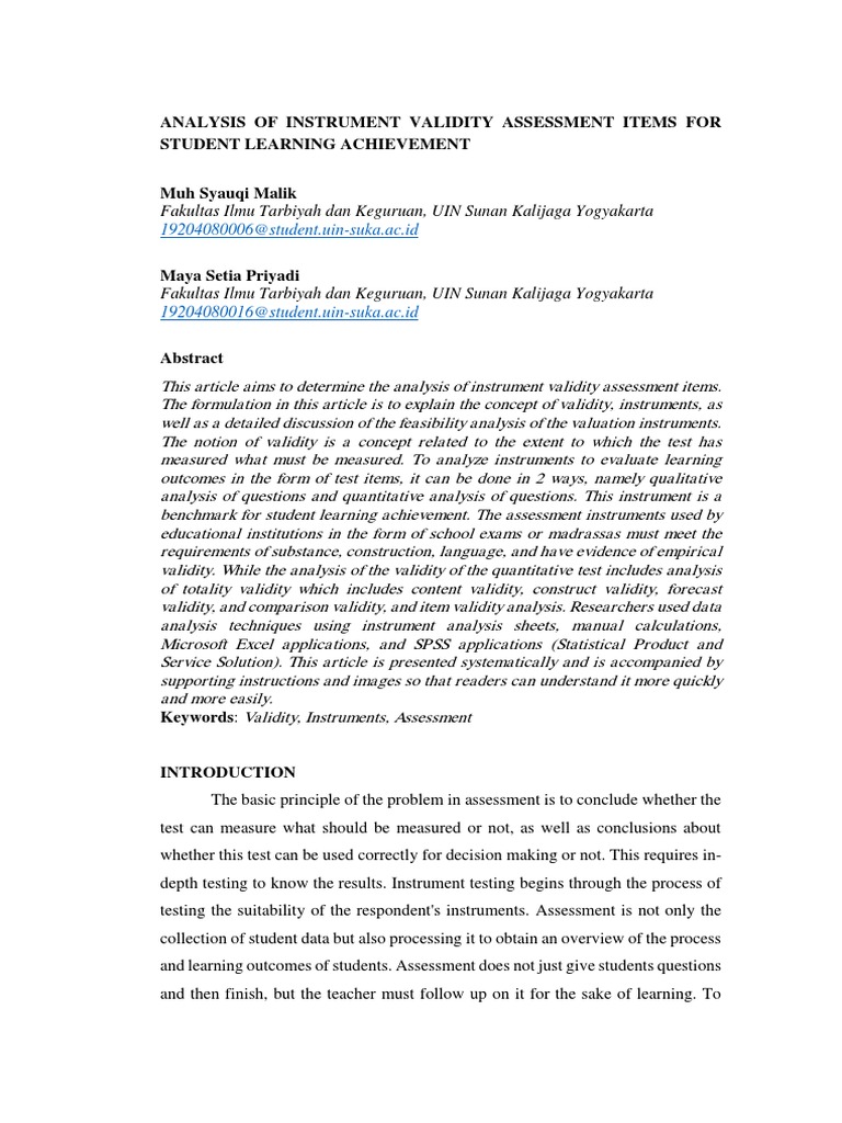 6702 23776 1 PB | PDF | Educational Assessment | Validity (Statistics)