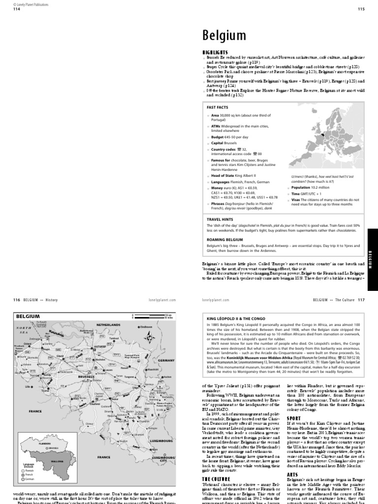 Belgium | PDF | Belgium | Brussels