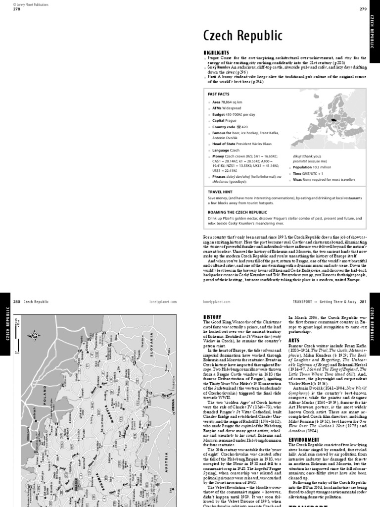 Czech Republic | PDF | Czech Republic | Prague
