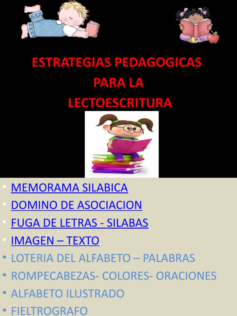 Estrategias para Lectoescritura | PDF
