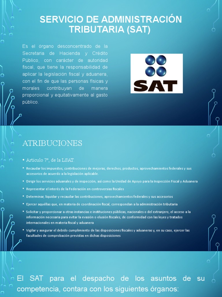 Unidades Administrativas Del Sat | PDF | aduana | Gobierno