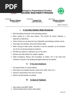 Severe Weather Contingency Plan Template | PDF | Severe Weather | Weather