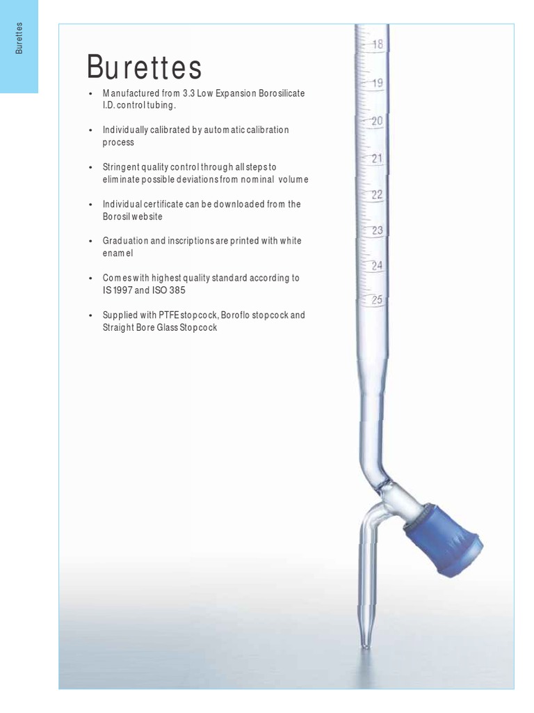 Burettes | PDF | Screw | Pipe (Fluid Conveyance)