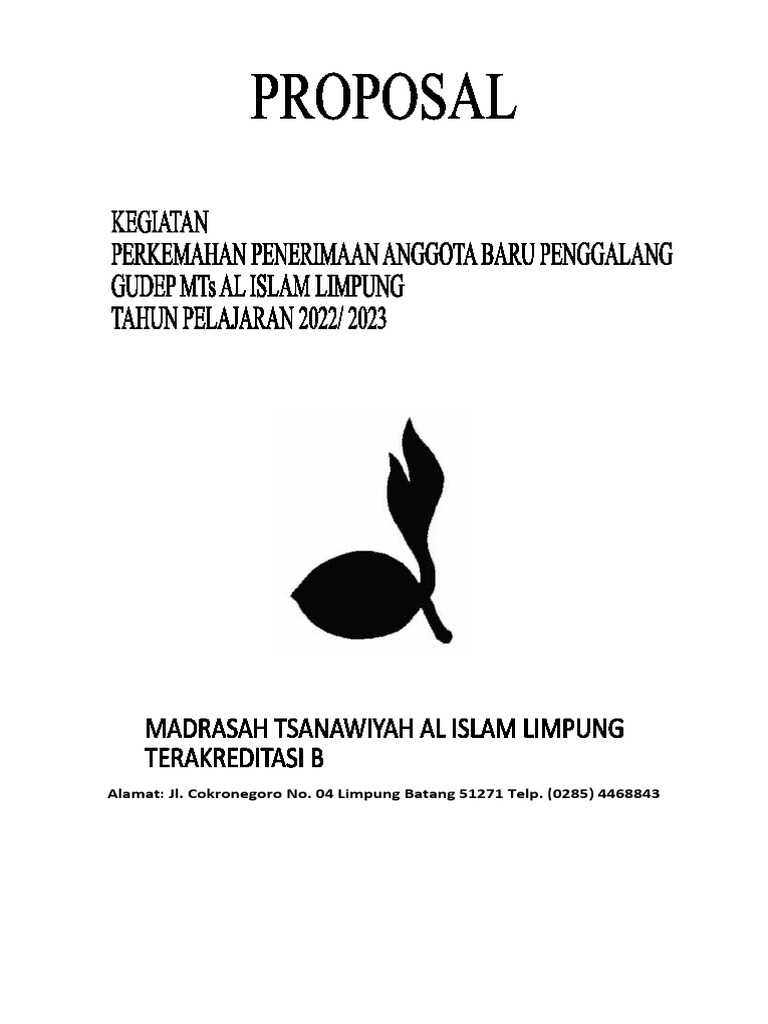 PROPOSAL Kemah 2018 | PDF