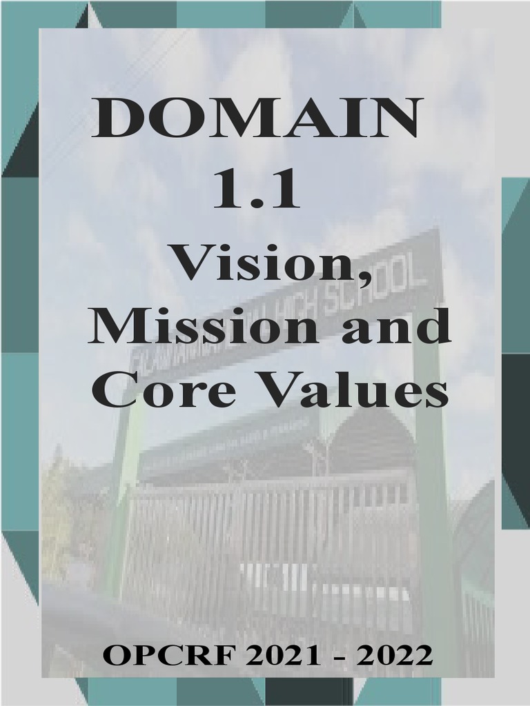 Domain 1.1 | PDF | Teachers | Mentorship