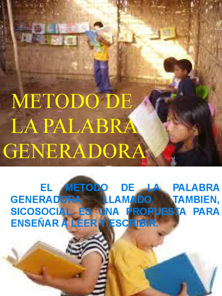 Metodo de La Palabra Generadora | PDF | Palabra | Escritura