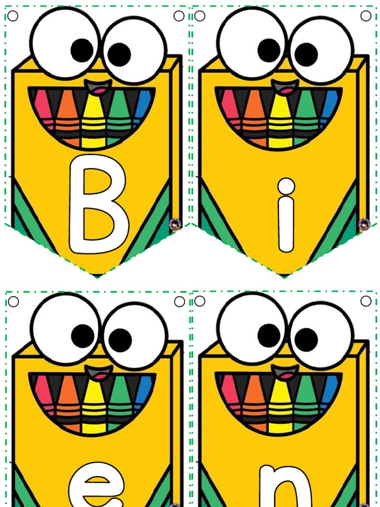 Banderin Bienvenidos | PDF