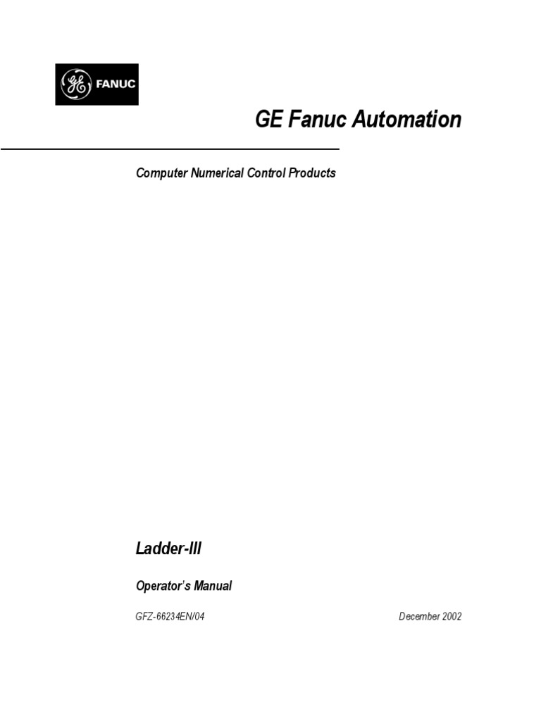 GE Fanuc Ladder III (66234EN) | PDF | Subroutine | Computer Program