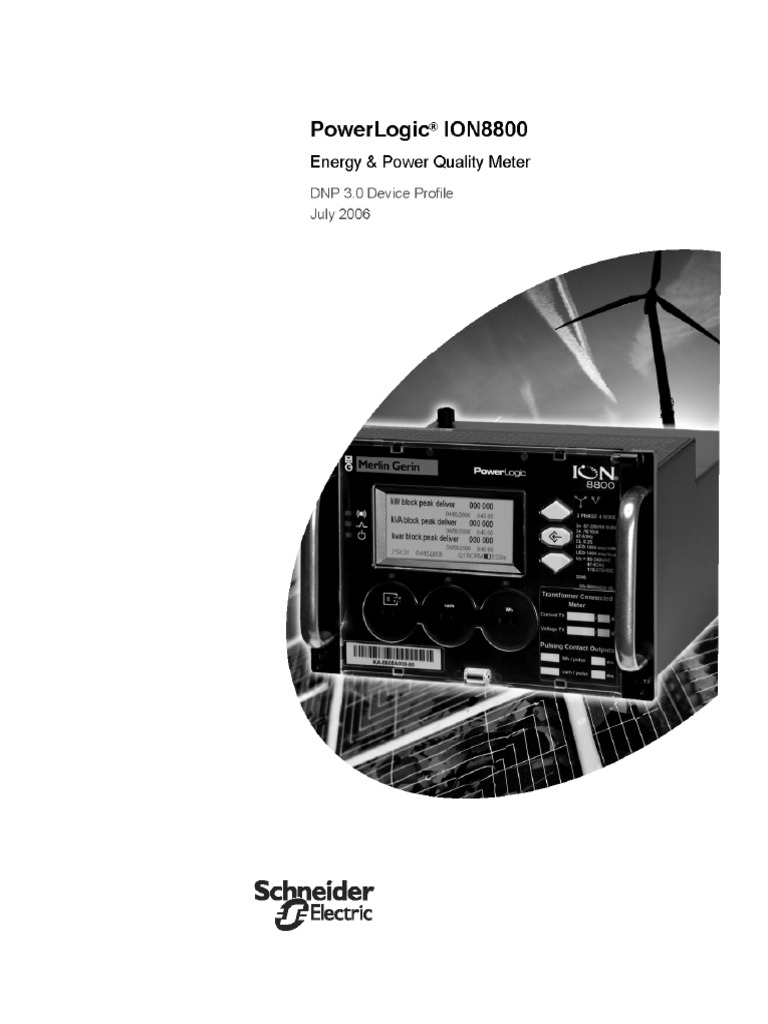ION8800 DNP3.0 Device Profile | PDF