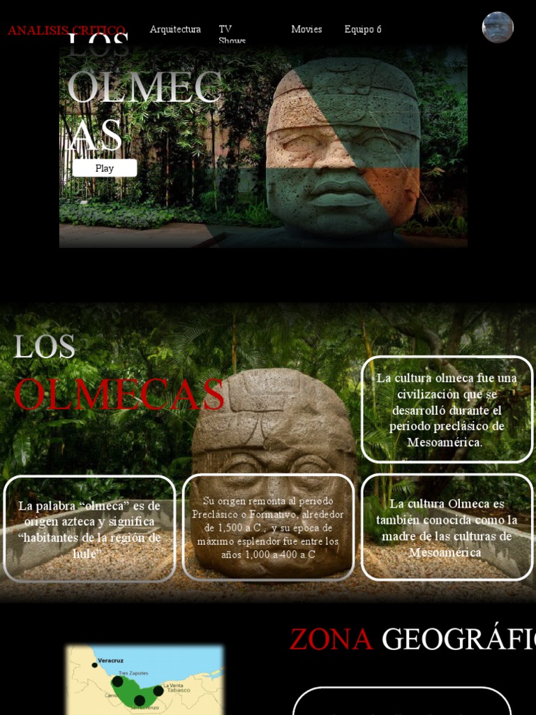 Los Olmecas | PDF | Mesoamérica