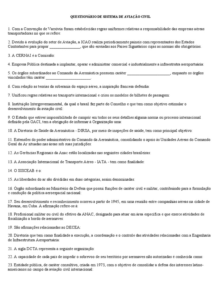 QUESTIONARIO SAC ALUNOS Atualizado-1 | PDF