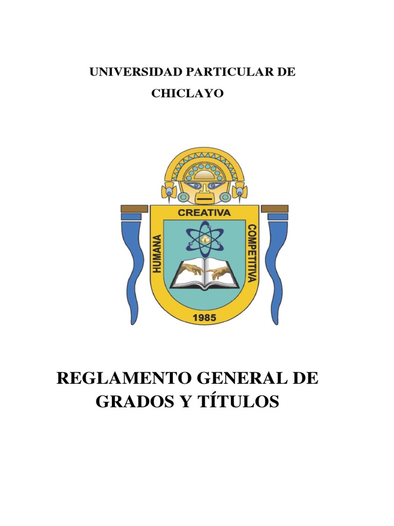 Reglamento de Grados y Titulos Udch | PDF | Negocios | Derecho