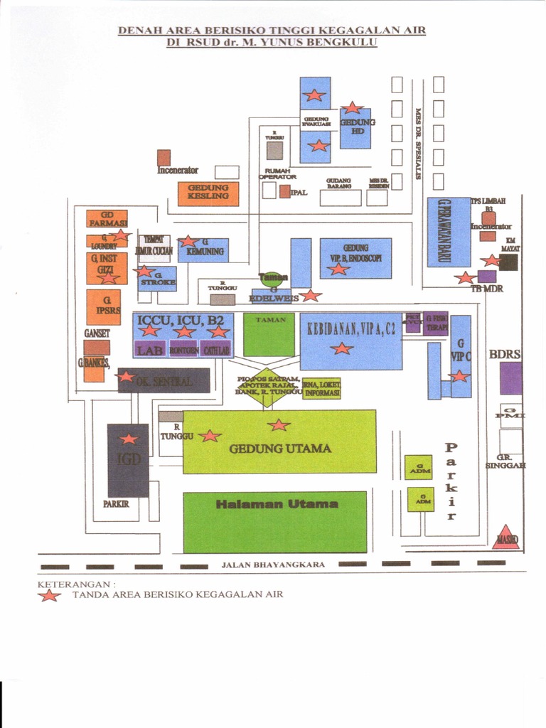 Denah Area Berisiko Tinggi Kegagalan Air Dan Listrik | PDF