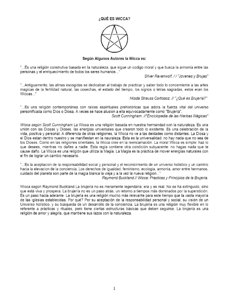 Libro Wicca Vii Venezuela | PDF