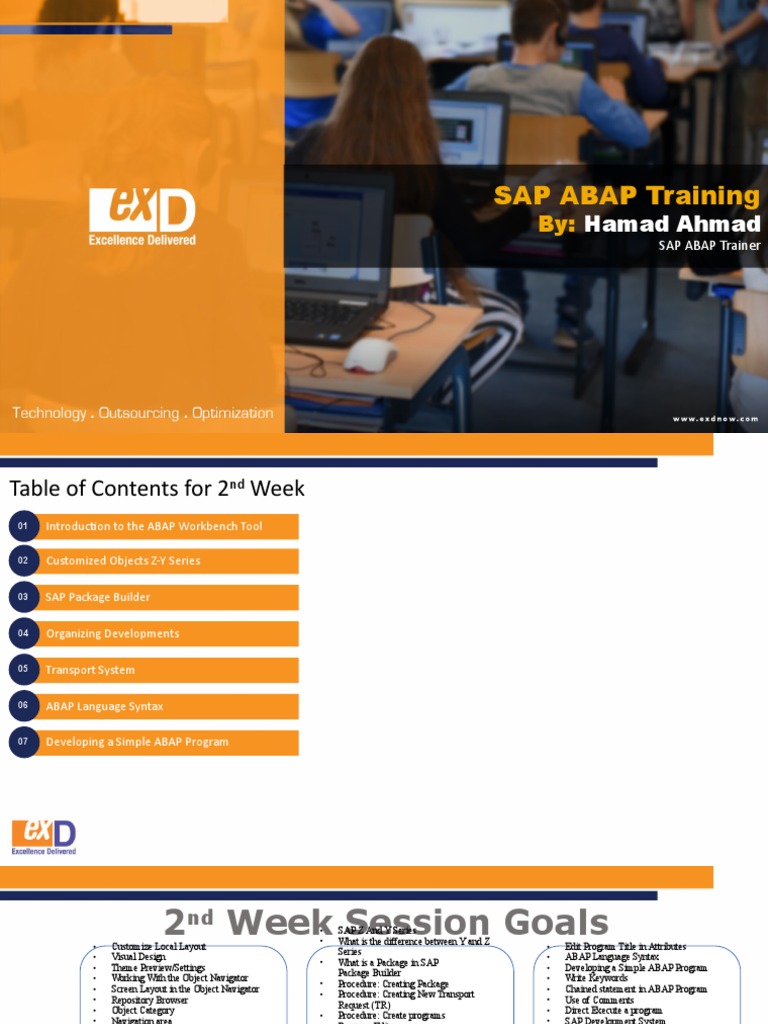 Education Presentation ABAP Week-2 | PDF