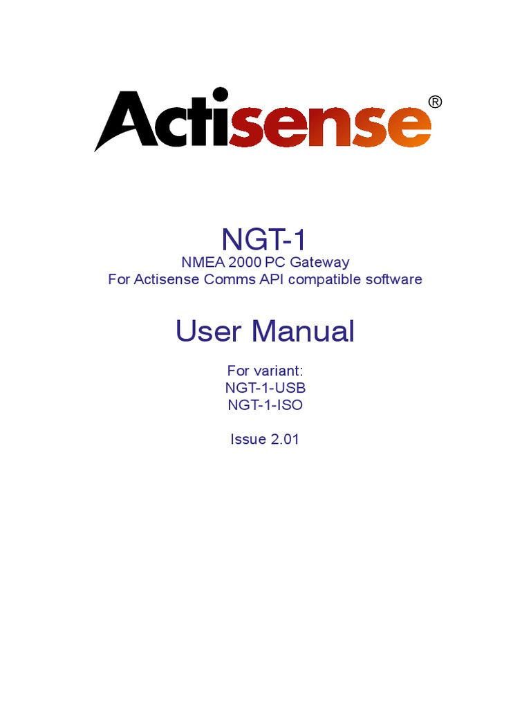 NGT 1 User Manual Issue 2.01 | PDF | Usb | Device Driver
