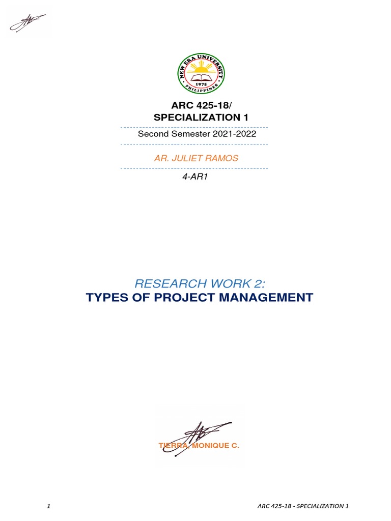 Tierra Monique - Specialization 1 - RW2 | PDF | Project Management | Agile Software Development