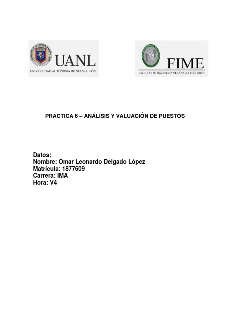 Practica 6 - Laboratorio RH | PDF | Gestión de recursos humanos | Business